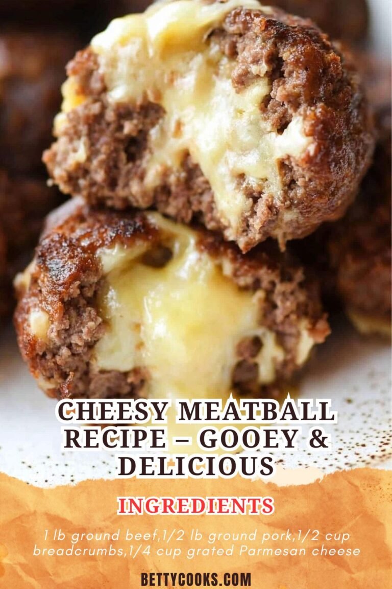 Cheesy meatball recipe – Easy & Cheesy Meatballs