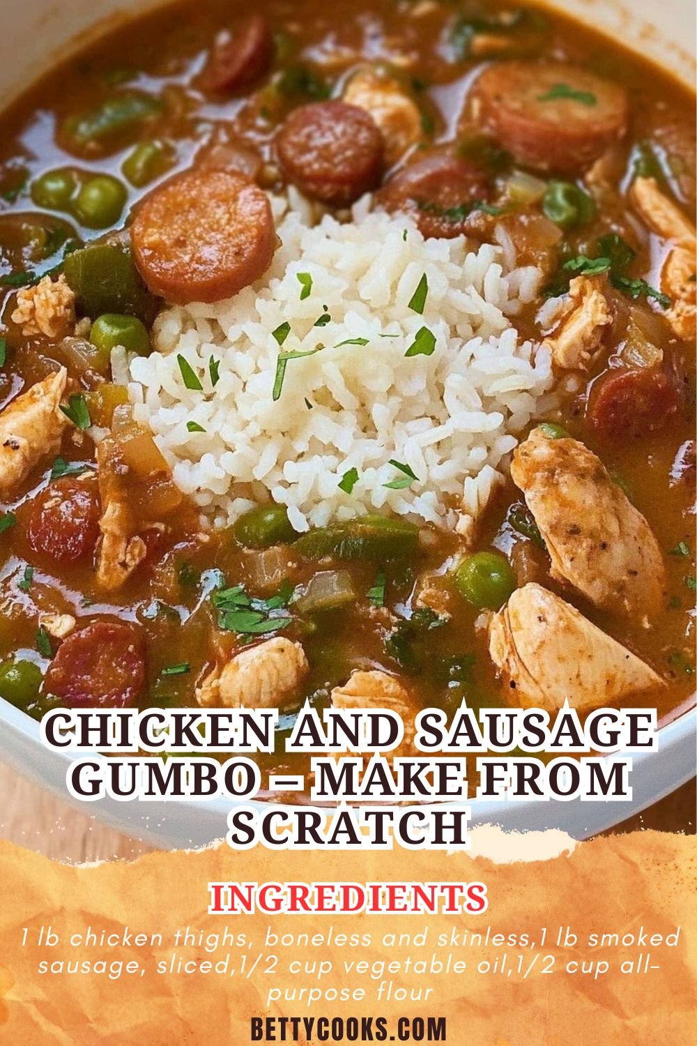 Chicken and Sausage Gumbo – Make From Scratch
