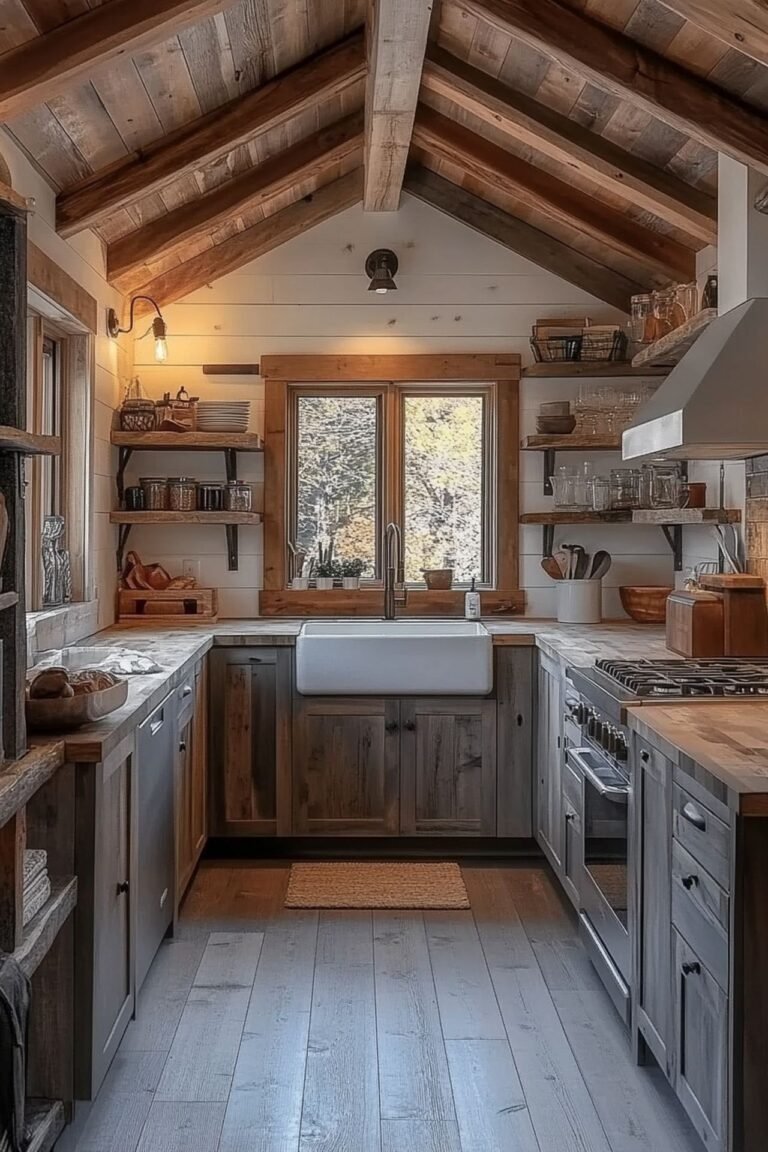 Mini Kitchen Design: 35+ Cozy Cottage Vibe Ideas