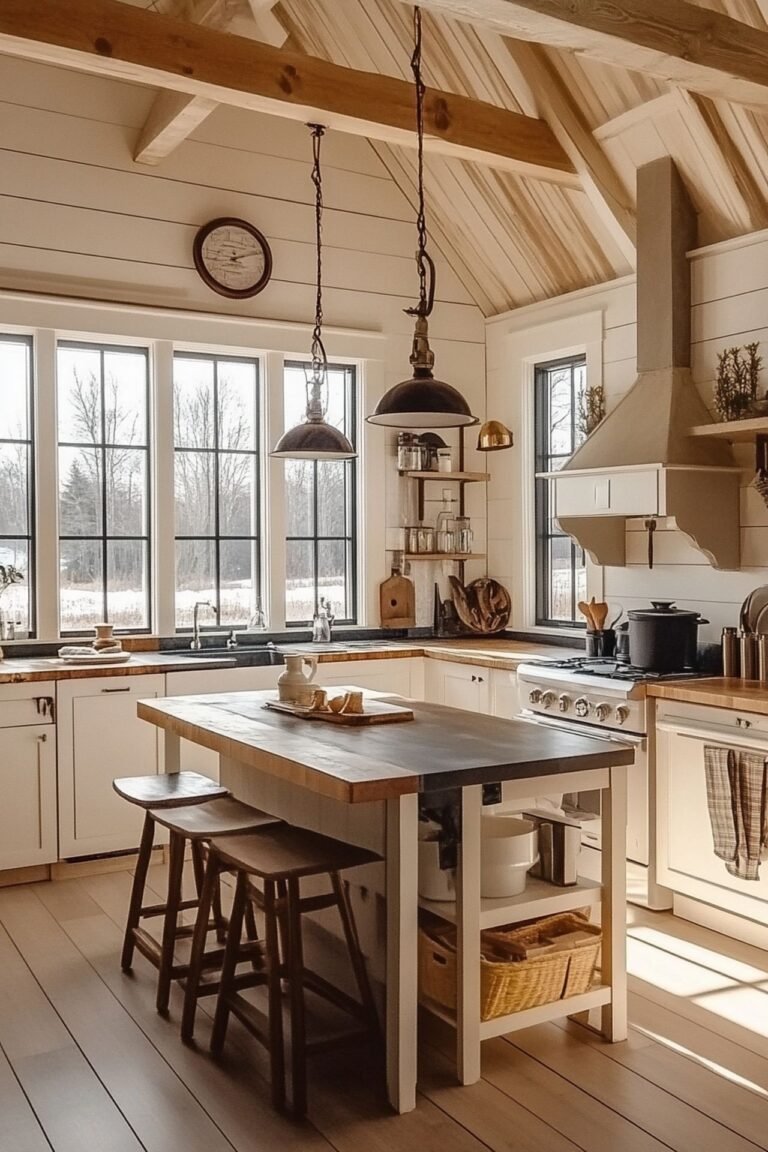 Mini Kitchen Design: 35+ Trendy Cottage-Inspired Kitchens