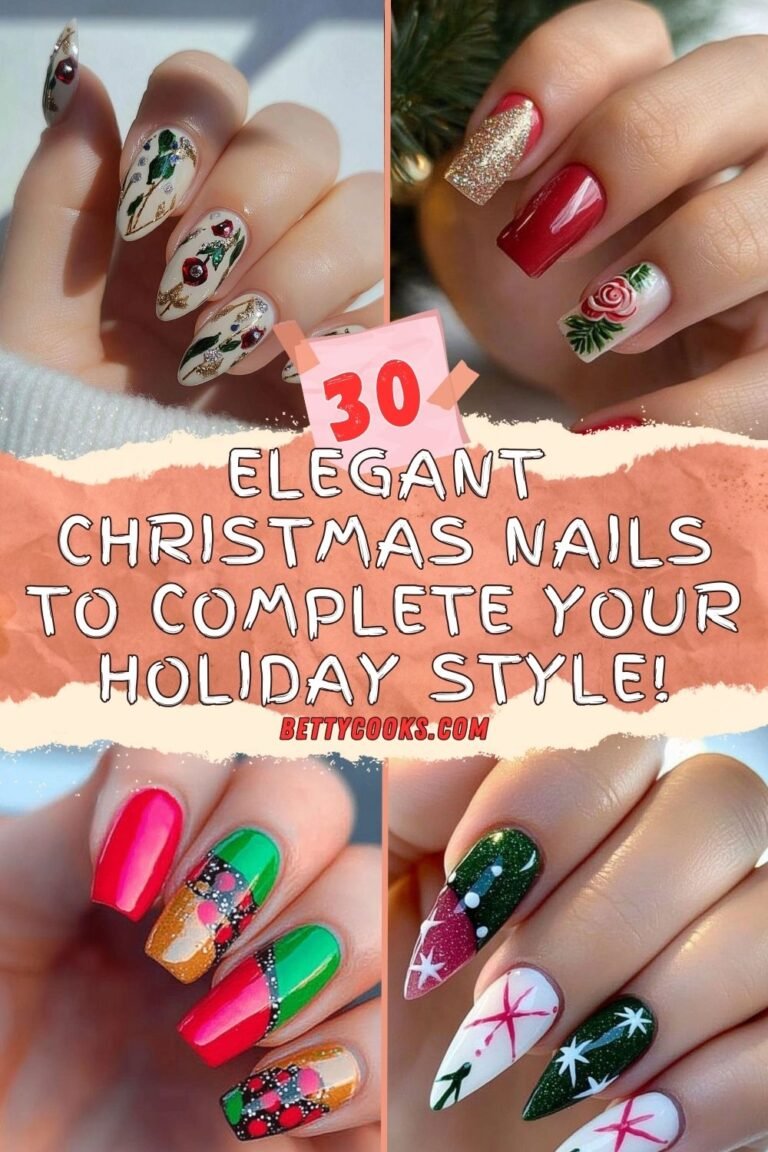 Christmas Nails: 30+ Elegant Designs for Holiday Style