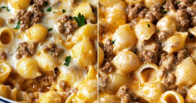 Creamy Beef and Shells - Quick & Easy Dinner Recipe