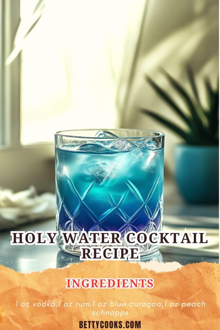 Holy Water Cocktail Recipe – Refreshing Blue Summer Drink