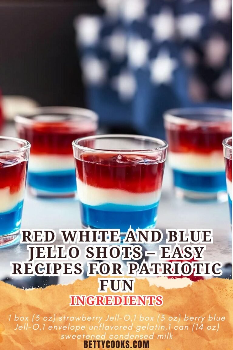 Easy Recipes: Red White And Blue Jello Shots
