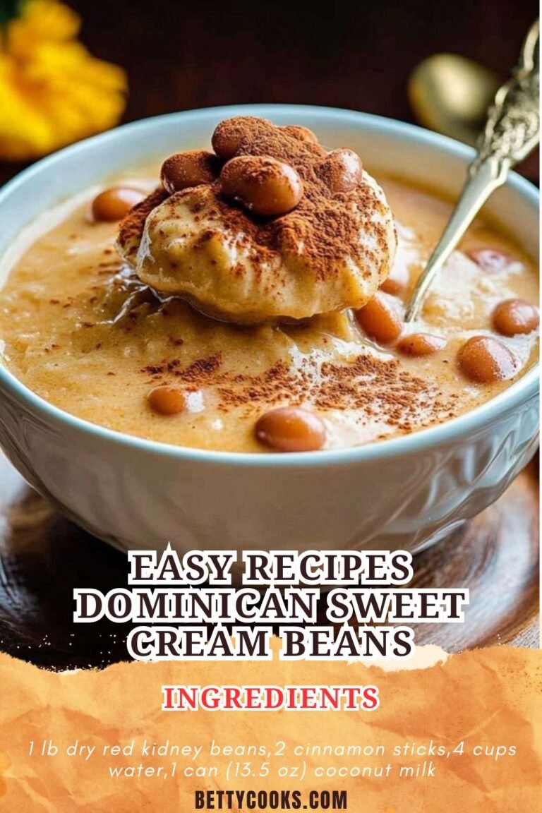 Easy Recipes Dominican Sweet Cream Beans Dessert