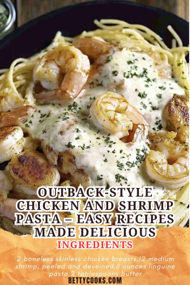 Easy Recipes: Outback Chicken and Shrimp Pasta
