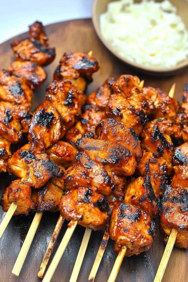 Grilled Chicken Recipes - Puerto Rican Pinchos de Pollo