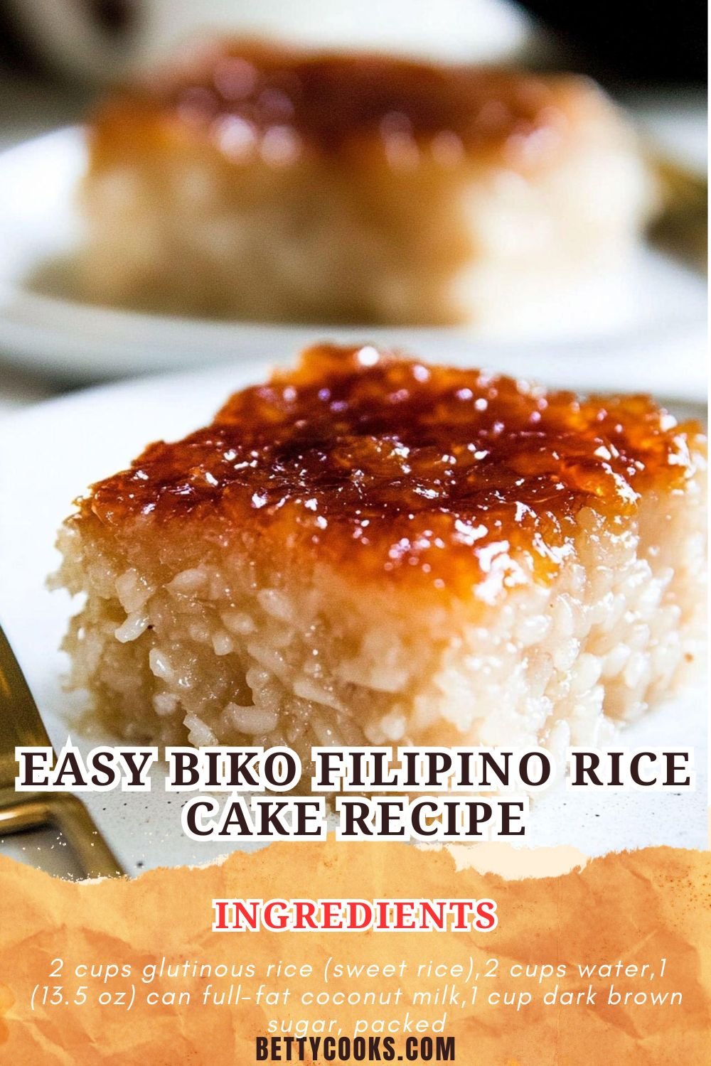 Easy Recipes: Biko Filipino Sticky Rice Cake