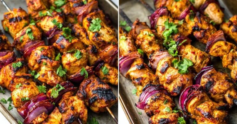 Easy Recipes - Chicken Tikka Kebab Grilled to Perfection