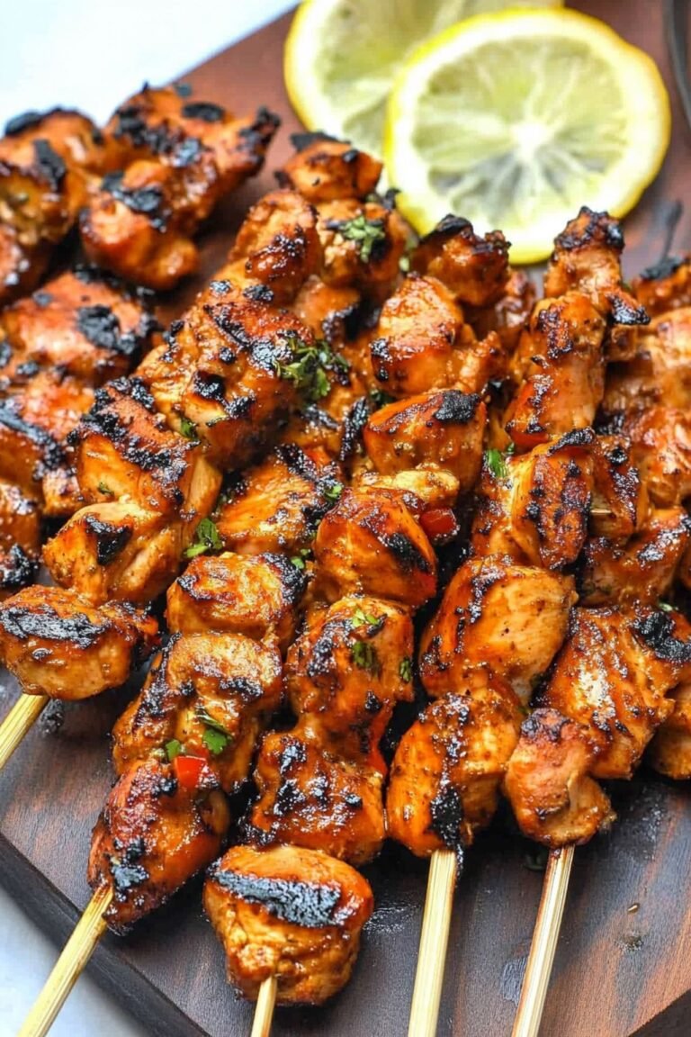 Grilled Chicken Recipes - Puerto Rican Pinchos de Pollo