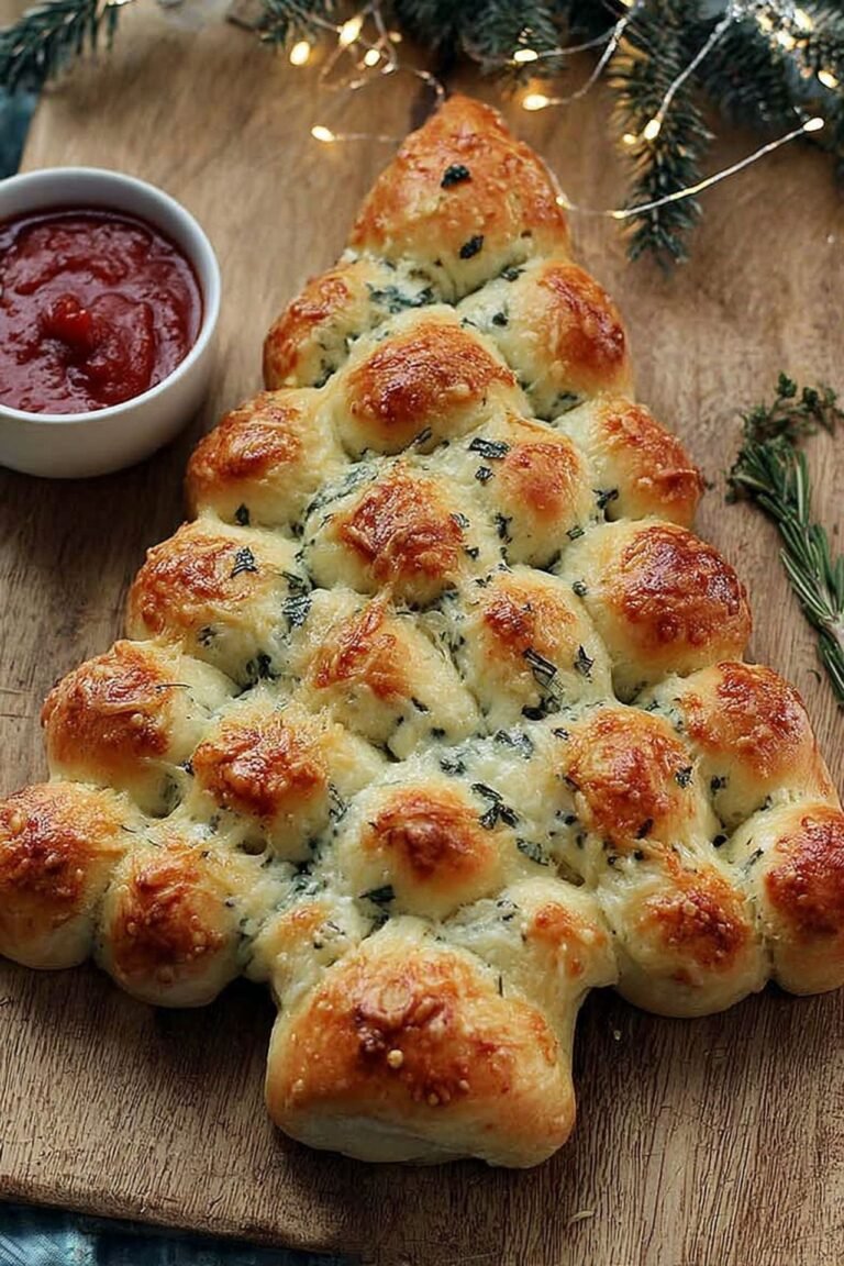 Easy Recipes Cheesy Christmas Tree Bread