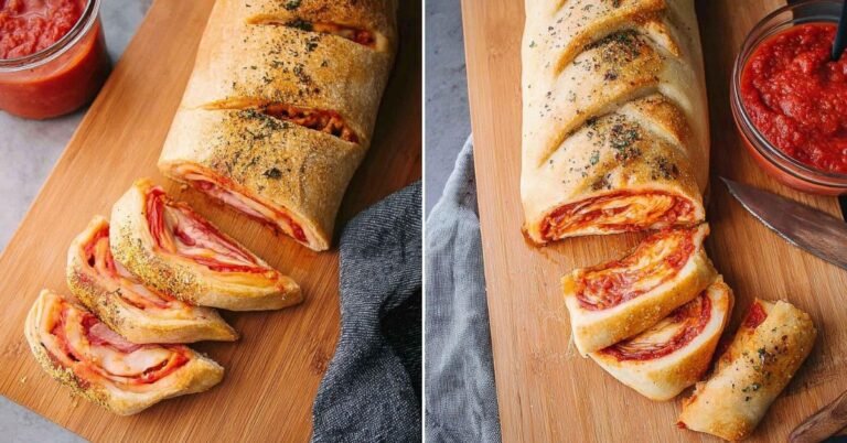 Stromboli Recipe - Homemade Italian Stuffed Bread