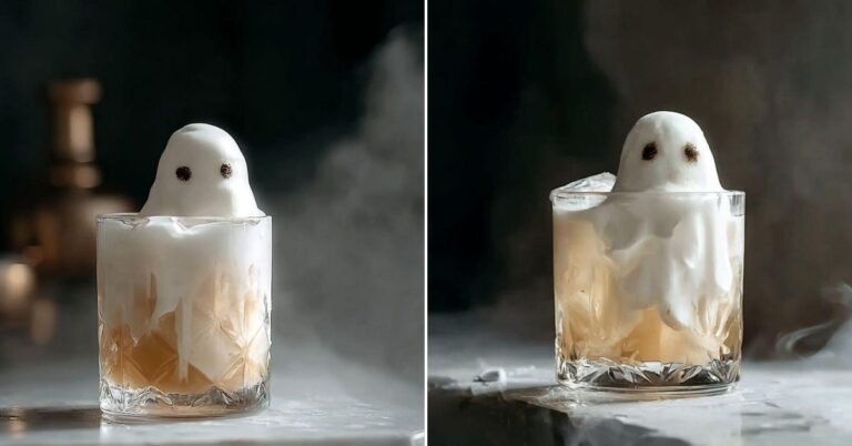 Halloween Cocktail - Drunk Ghost Recipe