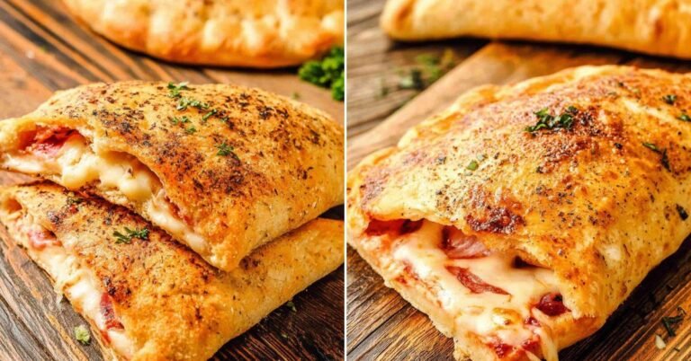 Easy Recipes – Homemade Calzone with Cheesy Italian Flavor