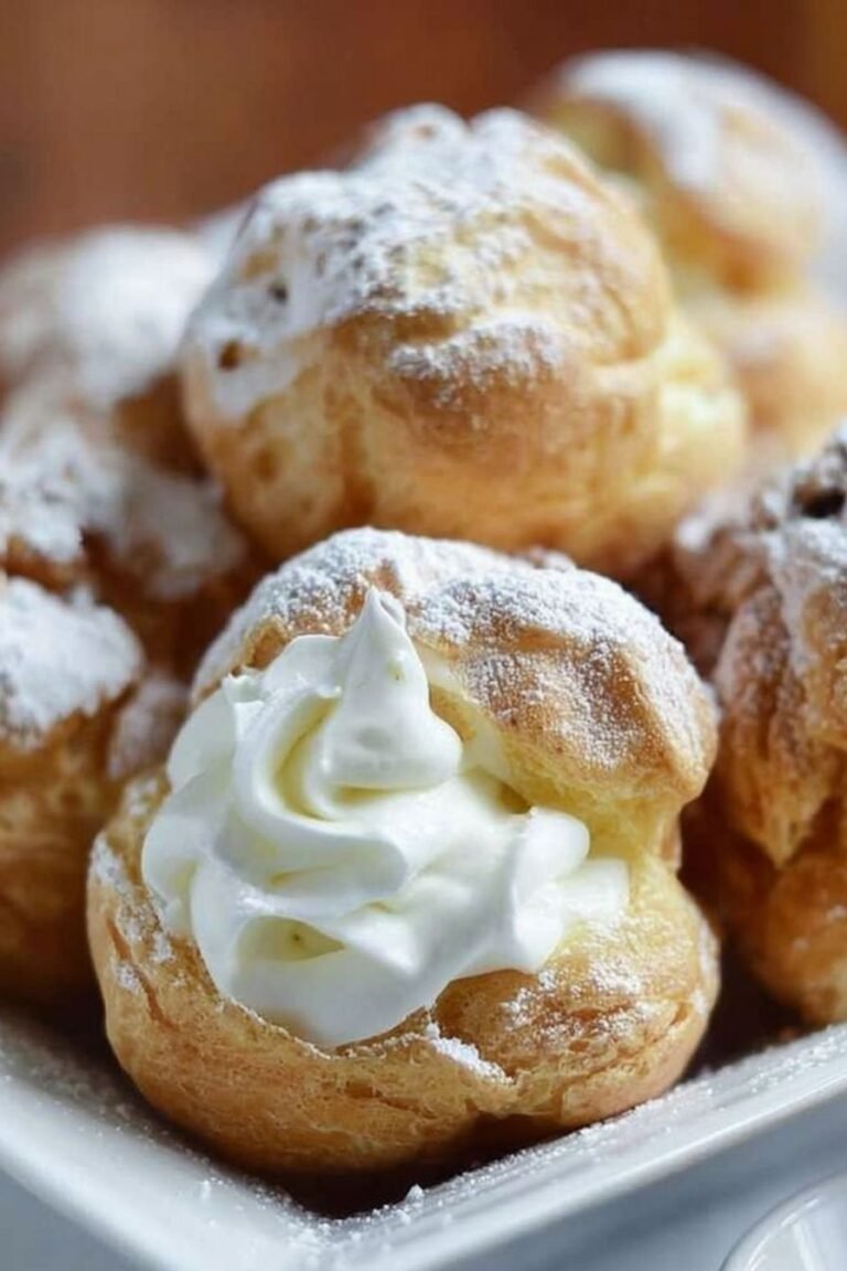 Easy Desserts: Classic Cream Puffs with Chantilly Cream
