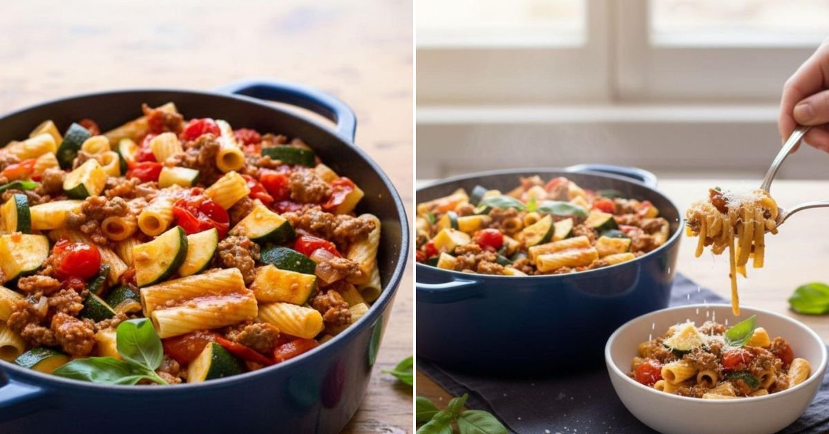 Easy Dinner Recipes: Rigatoni With Sausage and Zucchini