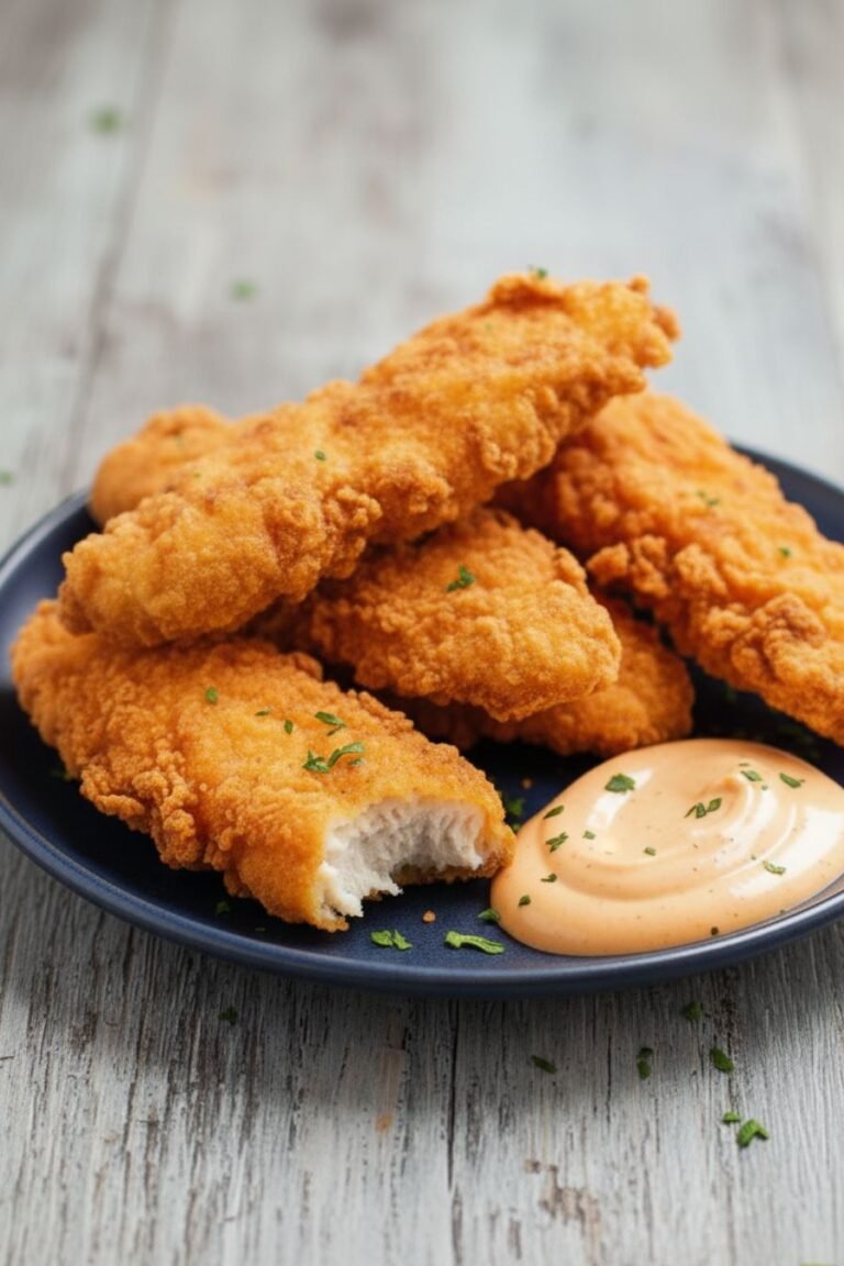 Easy Crispy Chicken Fingers Recipe - Copycat Raising Cane's