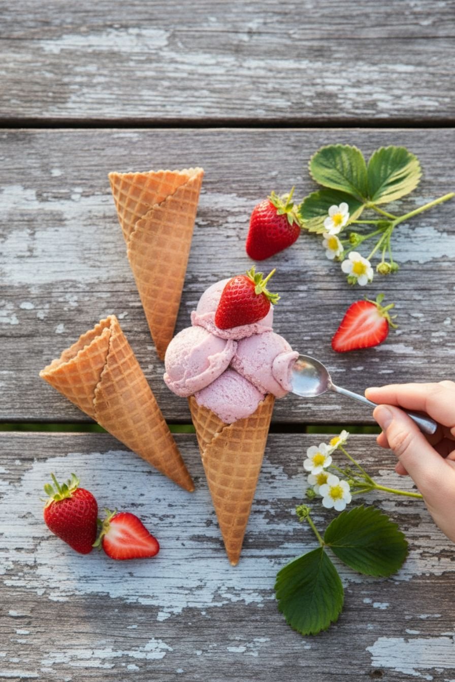 Easy Ninja Creami Ice Cream Recipes: Homemade Strawberry