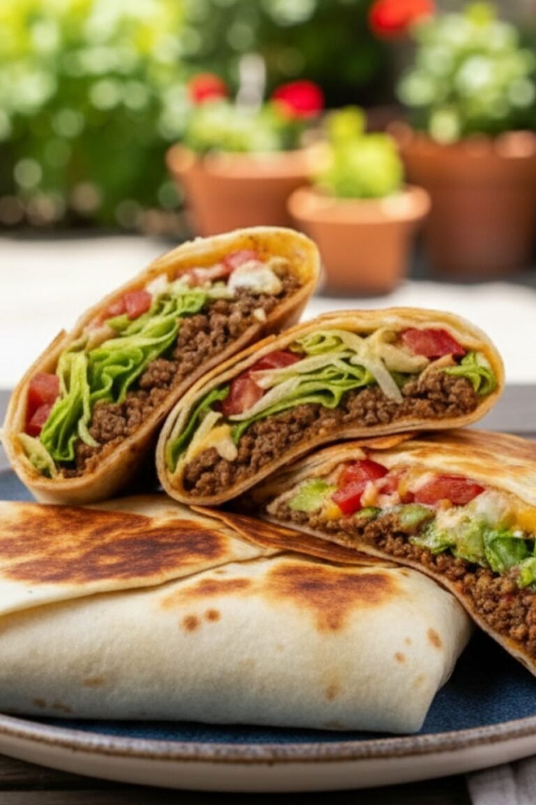 Ground Beef Recipes For Dinner Easy: Crispy Crunch Wraps