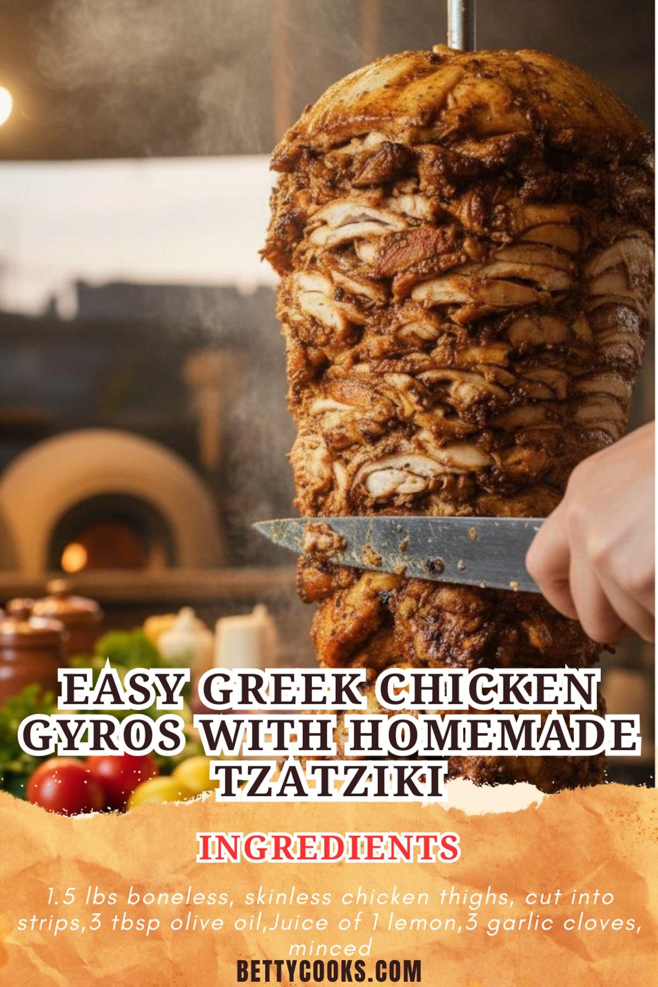 Easy Greek Chicken Gyros Recipe - Quick & Flavorful Dinner