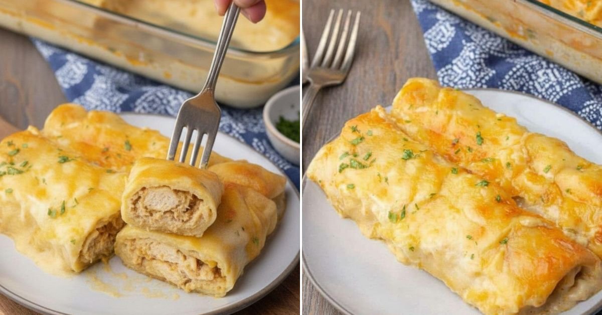 Easy Chicken Dinner Recipes: Simple White Chicken Enchiladas